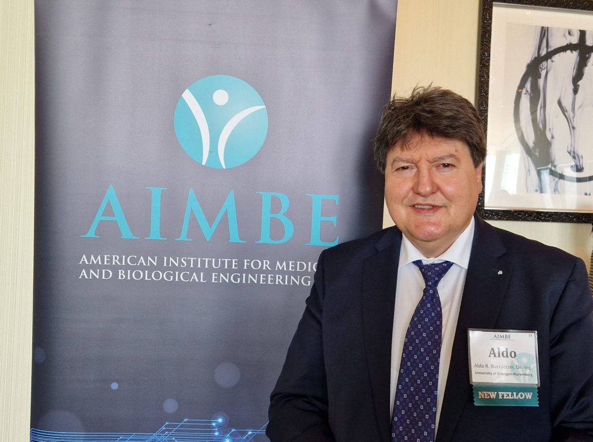 AIMBE Inducts Aldo R. Boccaccini into College of Fellows - FunGlass